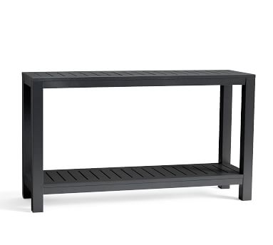 Indio Metal Console Table, Slate