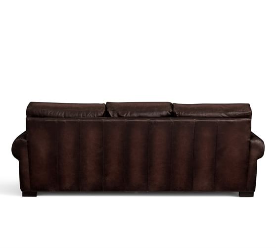 Turner Roll Arm Leather Sofa | Pottery Barn