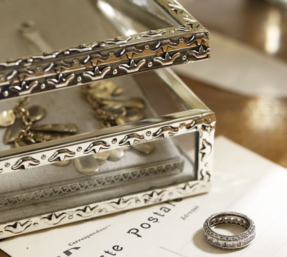 Antique Silver Jewelry Boxes | Pottery Barn