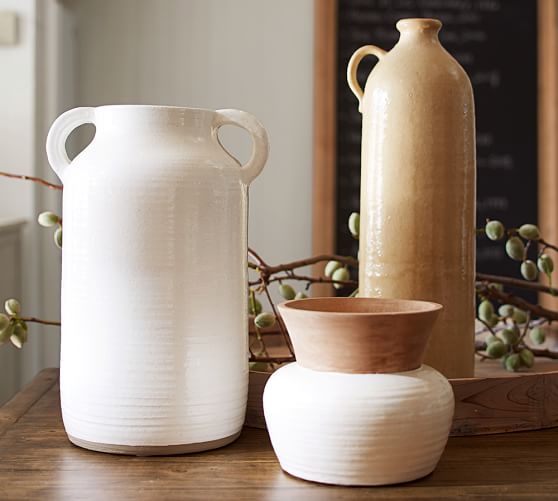 Wood And Ceramic Vase Pottery Barn