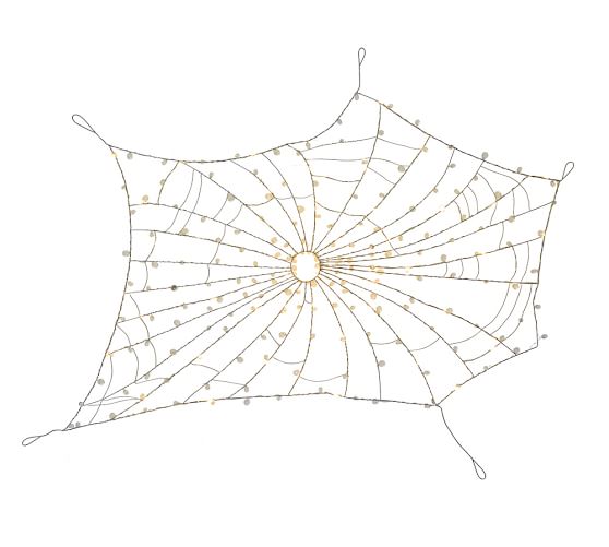 Lit Crystal Spider Web | Pottery Barn