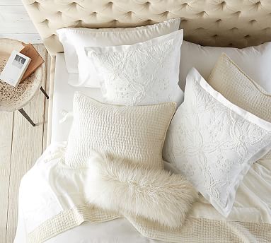 Candlewick Quilt & Sham - White | Pottery Barn