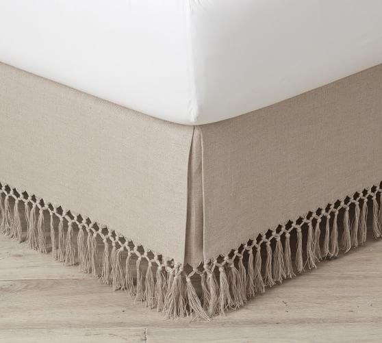 Fringe Bed Skirt | Pottery Barn