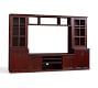 Logan Media Suite with Door Bookcase, Antique White | Pottery Barn