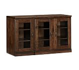 Printer's Long Low Media Stand, Tuscan Chestnut | Pottery Barn