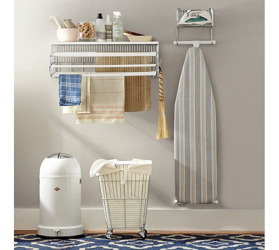 Chrome Ironing Board Rack | Pottery Barn