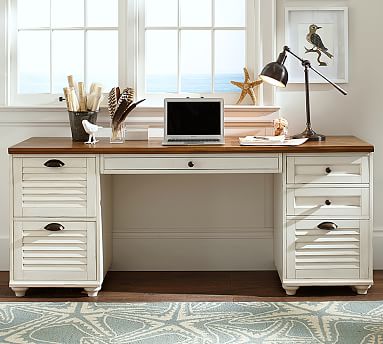 Pottery Barn White Desk