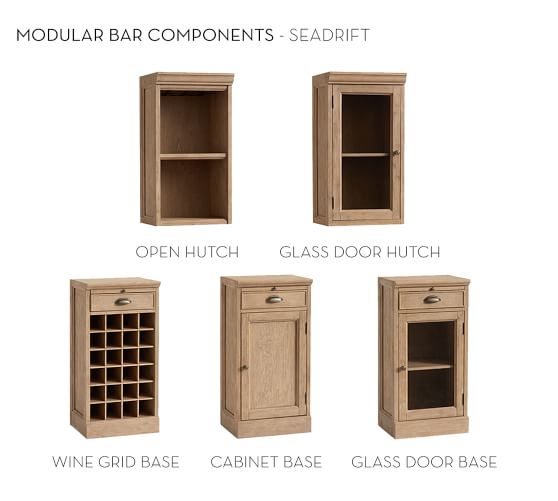 Build Your Own - Modular Bar Cabinets | Pottery Barn