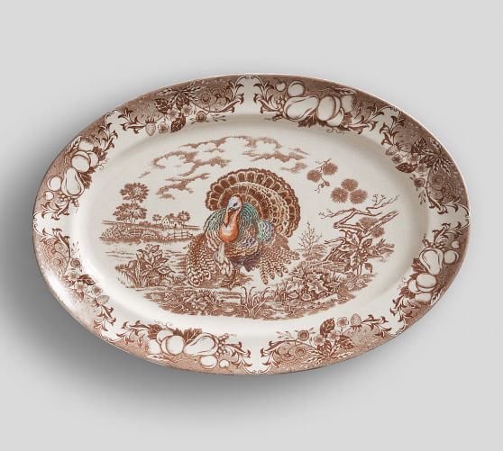 Traditional Turkey Platter | Pottery Barn