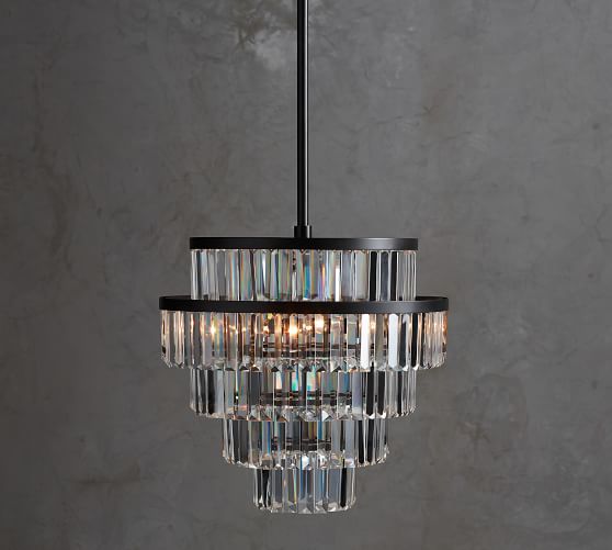 Gemma Crystal Round Chandelier | Pottery Barn