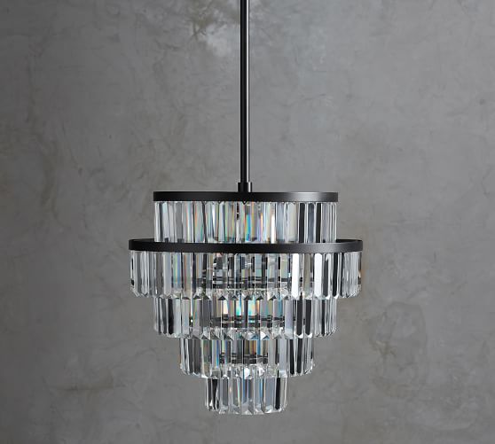 Gemma Crystal Round Chandelier | Pottery Barn