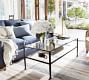 Tanner Rectangular Coffee Table - Bronze finish | Pottery Barn