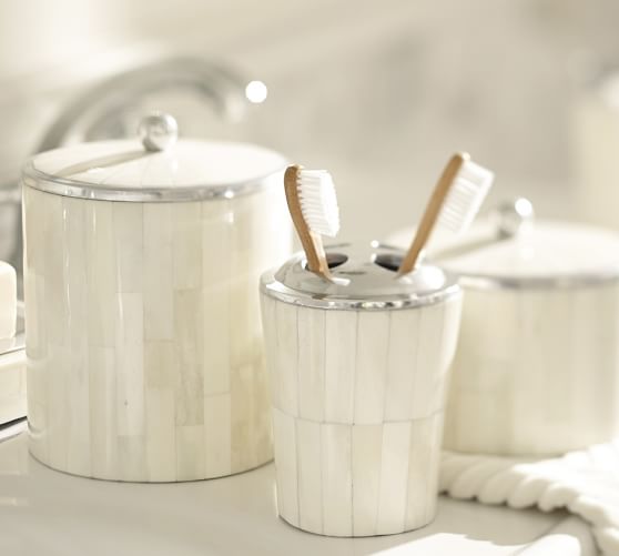 Bone Inlay Bath Accessories | Pottery Barn