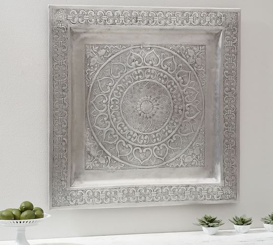 Decorative Metal Square Wall Art | Pottery Barn