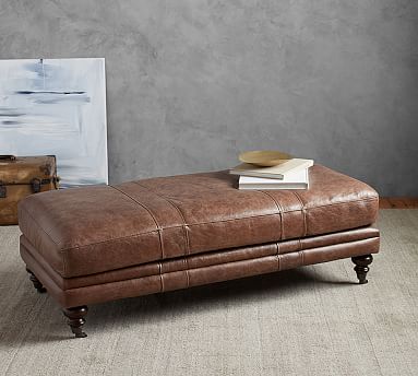 Truman Ottoman | Pottery Barn