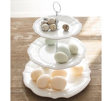 Leila Three Tiered Stand | Pottery Barn
