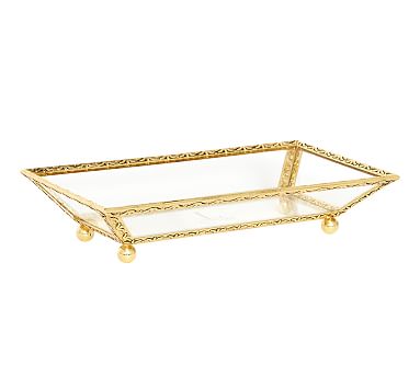 Antique Gold Display Tray | Pottery Barn