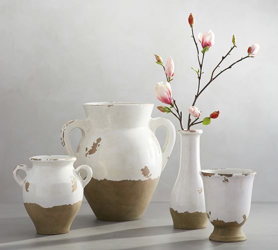 Tuscan Terra Cotta Vases | Pottery Barn