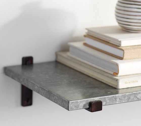 Menlo Galvanized Shelves | Pottery Barn