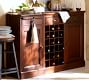 Modular Bar Buffet with 2 Cabinet Bases & 1 Wine Grid Base | Pottery Barn