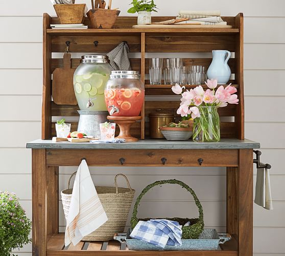 PB Classic Glass Drink Dispenser | Pottery Barn