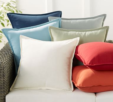 PB Classic Solid Indoor/Outdoor Pillow | Pottery Barn