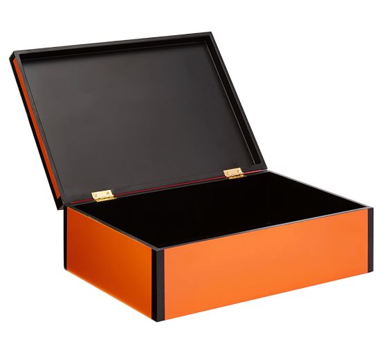 Orange Lacquer Boxes | Pottery Barn