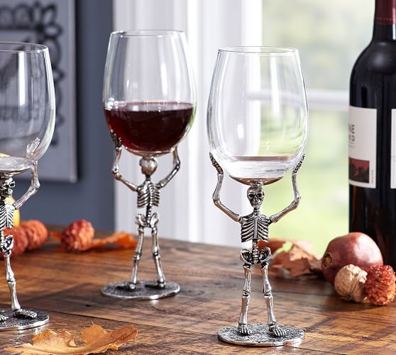 Skeleton Wine Glasses | Pottery Barn