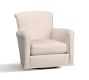 Irving Upholstered Swivel Rocker | Pottery Barn