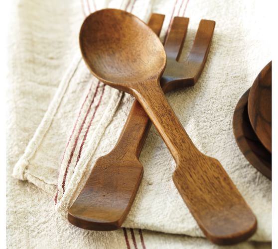Vintage Wood Serving Set Pottery Barn