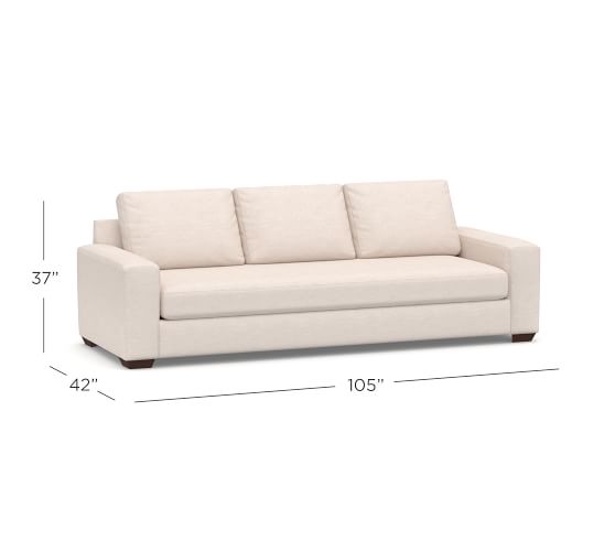Big Sur Square Arm Upholstered Sofa Collection | Pottery Barn