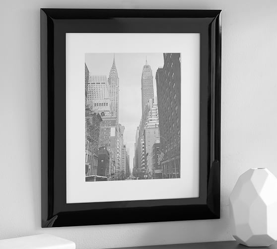 Black Lacquer Gallery Frame | Pottery Barn