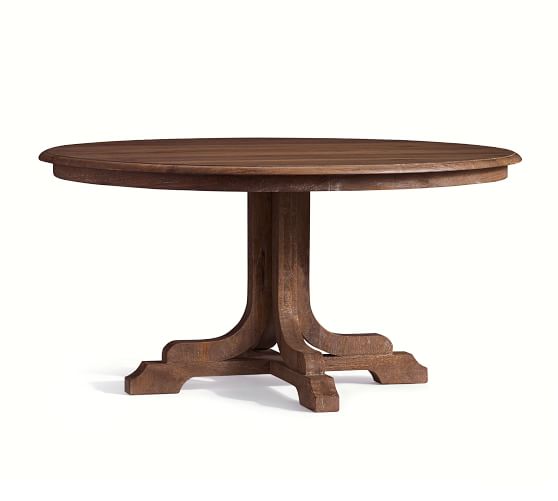 Linden Round Pedestal Dining Table | Pottery Barn