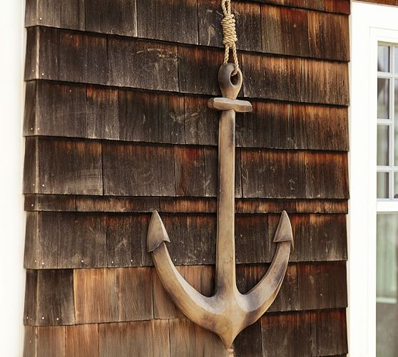Wooden Anchor Wall Art | Pottery Barn