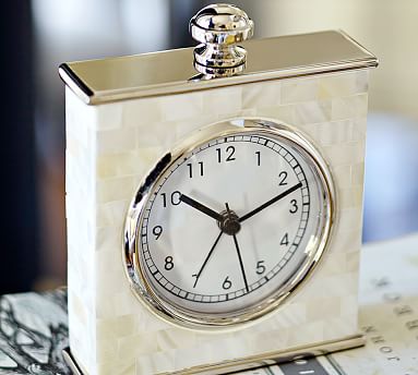 Mother of Pearl Clock | Pottery Barn