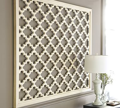 Lattice Panel Wall Art | Wall Decor | Pottery Barn