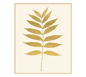 Gold Leaf Bird Framed Print | Pottery Barn