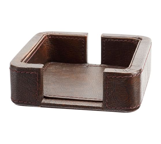 Klein Leather Desk Accessories | Office Accessories | Pottery Barn