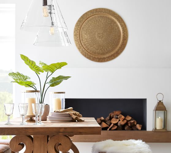 Decorative Metal Disc | Wall Decor | Pottery Barn