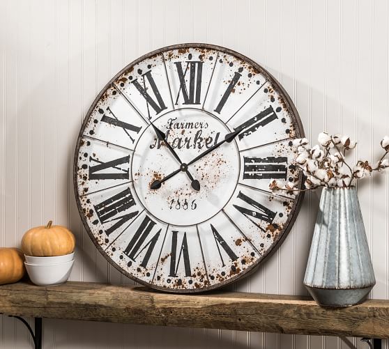 Wall Clocks, Decorative Clocks & Table Clocks | Pottery Barn