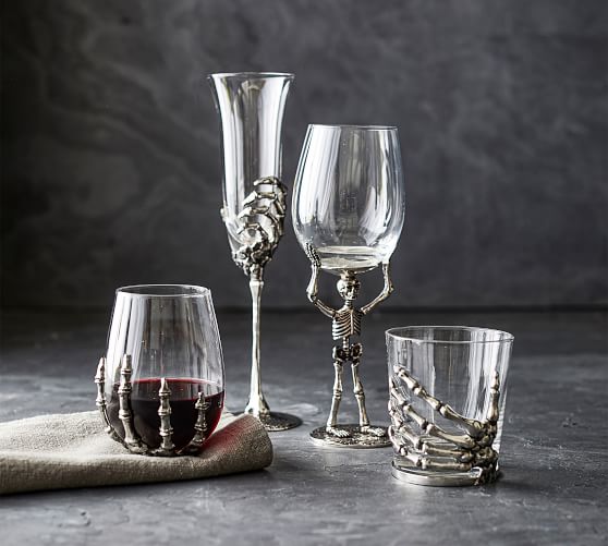 Skeleton Wine Glasses | Pottery Barn