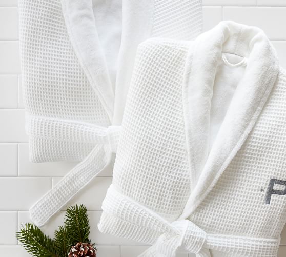 Waffle Weave Resort Robe | Pottery Barn