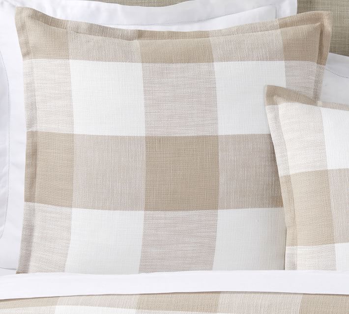 Bryce Buffalo Check Pillow Sham | Pottery Barn