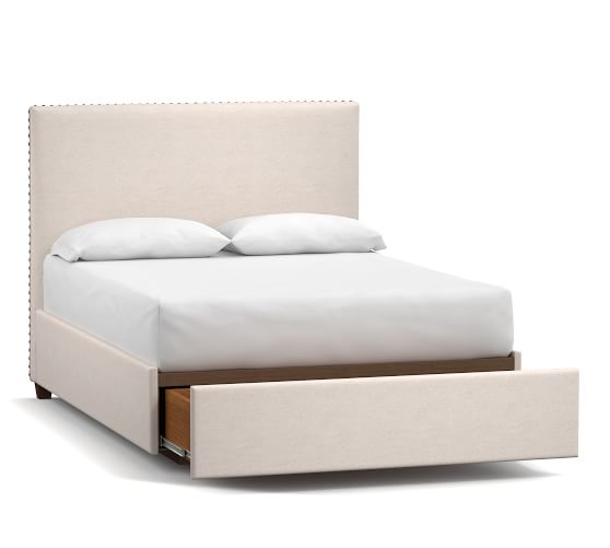 Raleigh Upholstered Beds, Headboards & Bedroom Benches | Pottery Barn
