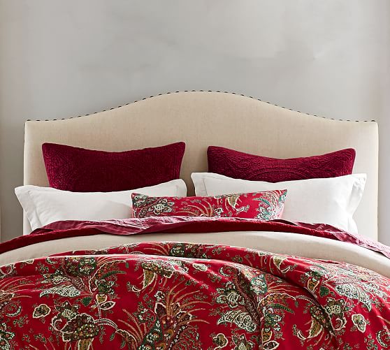 Raleigh Upholstered Beds, Headboards & Bedroom Benches | Pottery Barn